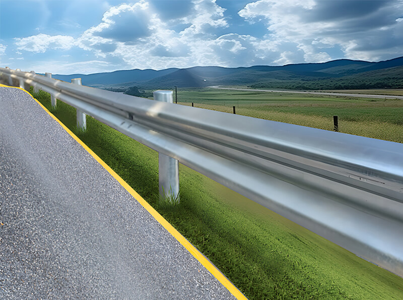 Traffic Guardrail Double Wave Highway Guardrail – MRO Industrial ...